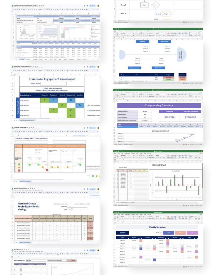 PMSheets - Project Management Templates for Excel and Google Sheets ...